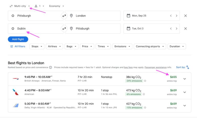 The Best Google Flights Hack to Find Cheap Flights - Gina On A Plane