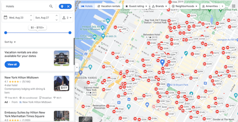 How I Use Google Maps to Find Cheap Hotel Deals - Gina On A Plane