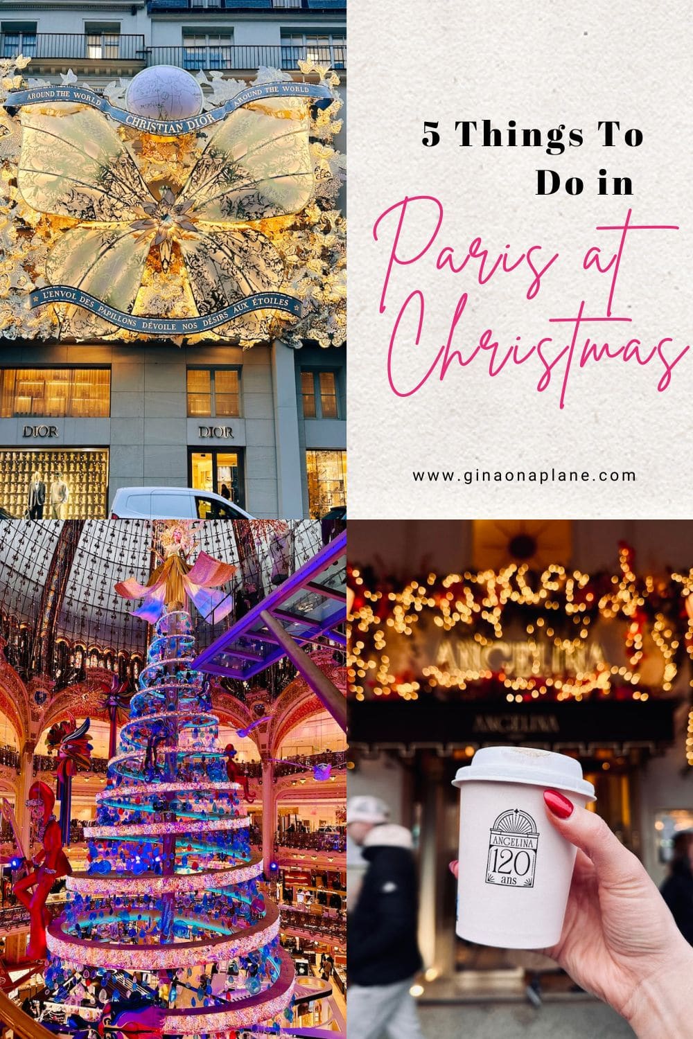 5 of The Best Things to Do in Paris at Christmastime - Gina On A Plane