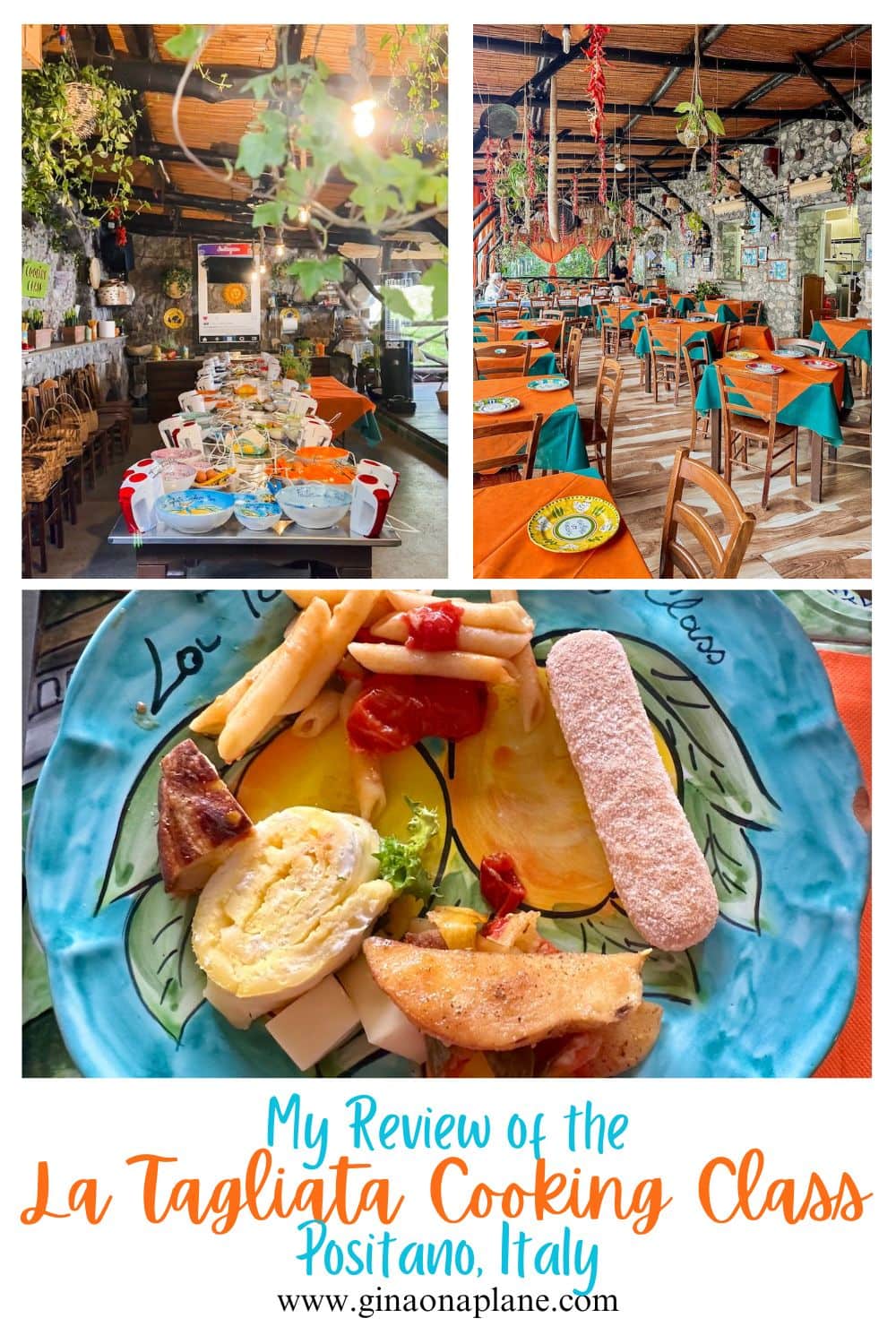 My Recap of The La Tagliata Cooking Class in Positano - Gina On A Plane
